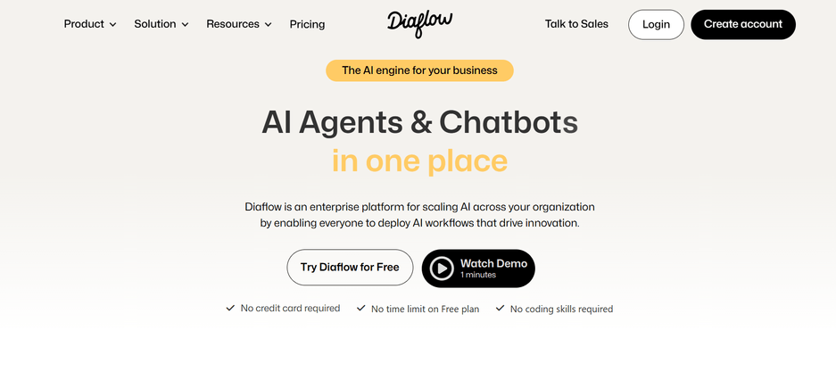 Diaflow - Build Powerful GenAI Apps Without Coding | B12
