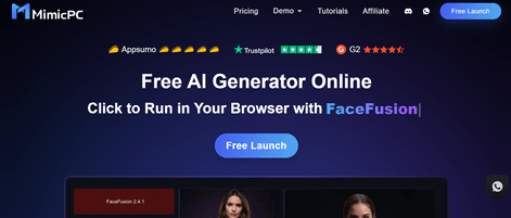 MimicPC - The AI-Powered Art Studio in Your Browser | B12