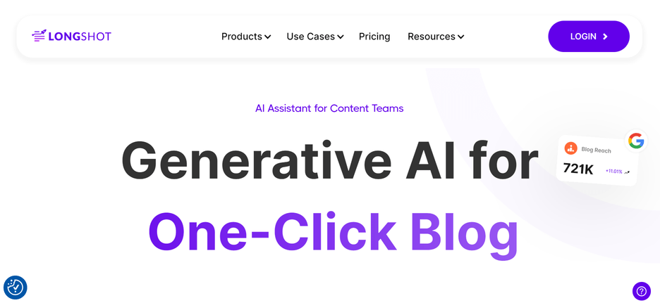 LongShot - AI Assistant for Your Content Needs | B12