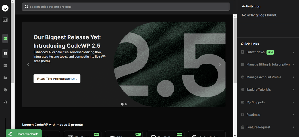 CodeWP - AI Code Generator for WordPress | B12