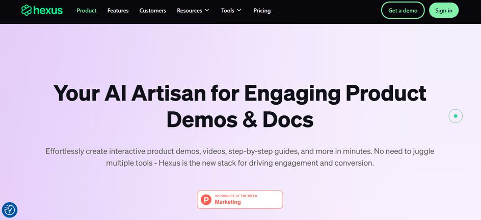 Hexus AI - Create Interactive Product Demos and Docs | B12