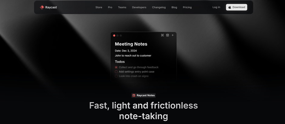 Raycast Notes Frictionless Workflow Capture Ideas Instantly B12