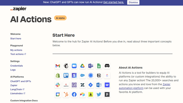 AI Actions by Zapier GPT | B12