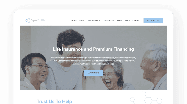 Web Design and Websites For Life Insurance Brokers | B12