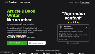 Copylime - Your All-in-One AI Writing Assistant | B12