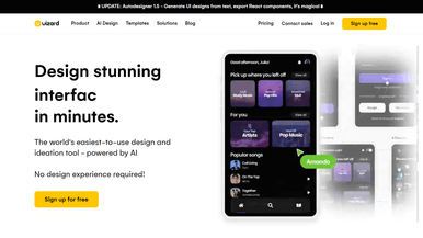Uizard - Powerful UI/UX Tool | B12