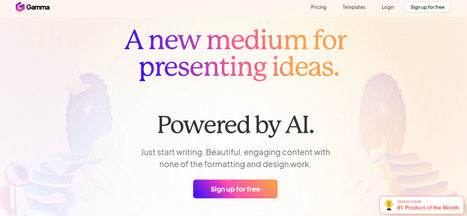 Gamma - Create Stunning Presentations, Webpages, and Documents | B12