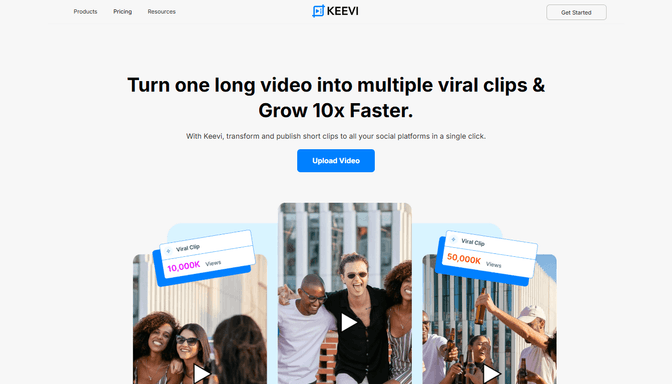 Keevi - Make Viral Clips in Minutes | B12
