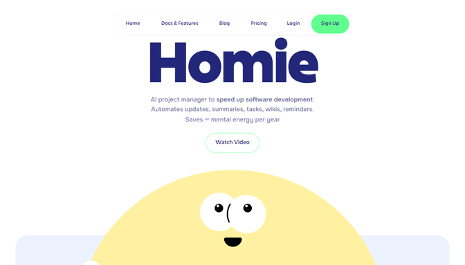 Homie - AI Project Manager for Software Teams | B12