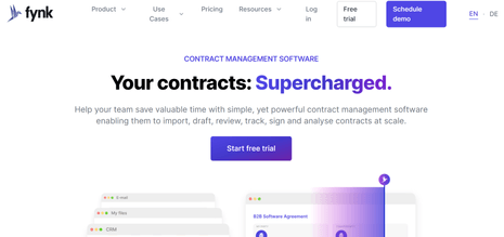 fynk - AI-Powered Contract Management Solution | B12