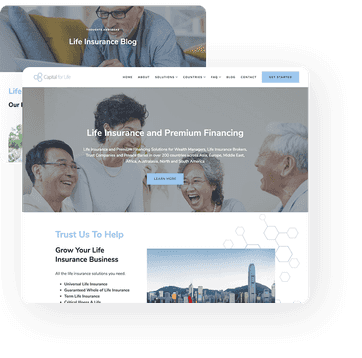 Web Design and Websites For Life Insurance Brokers | B12