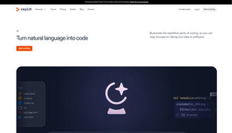 Replit AI - Turn Your Ideas into Code Effortlessly | B12