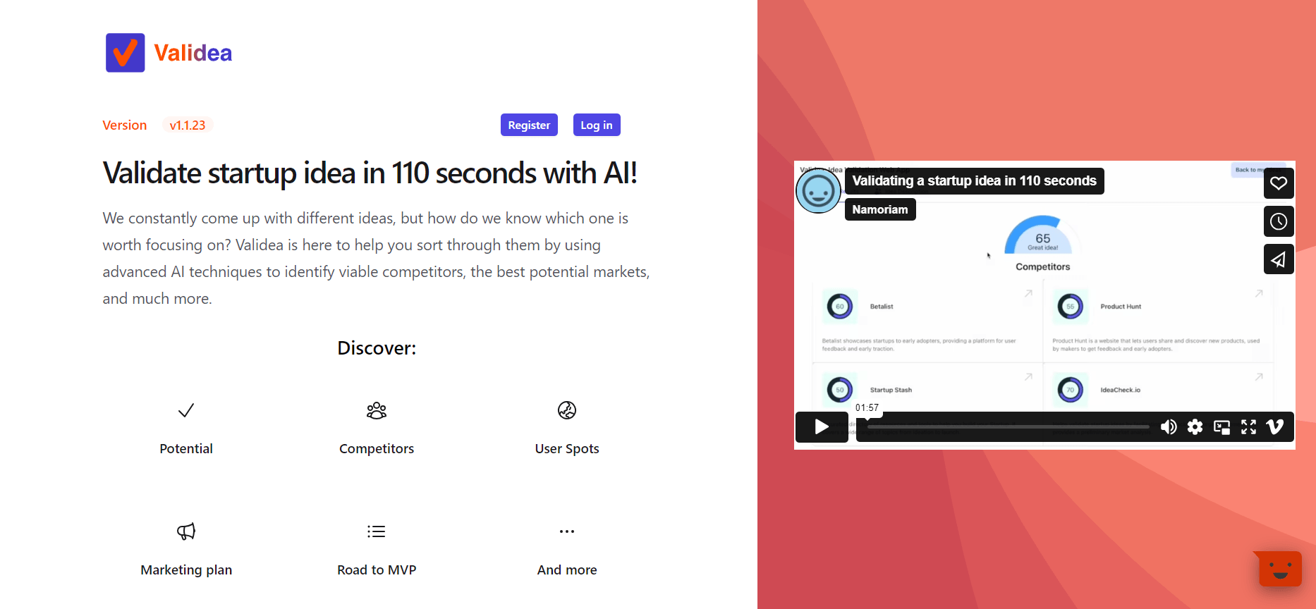 Validea - Get Instant Startup Ideas | B12