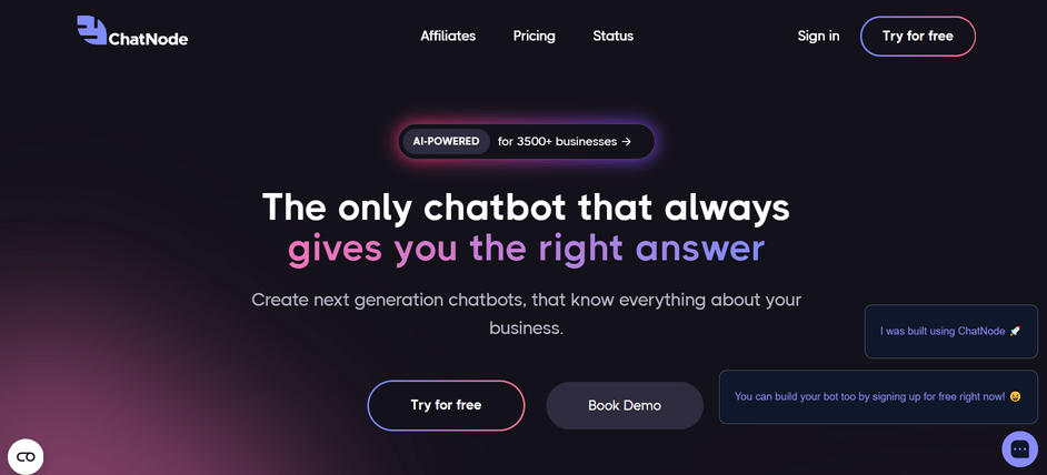 Chatnode - Build Smarter Chatbots, Gain Deeper Insights | B12