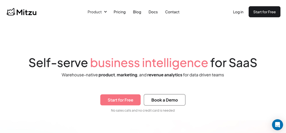 Mitzu - Empower Your Team with Self-Serve Business Intelligence | B12