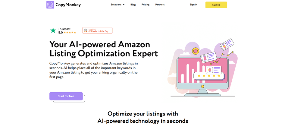 CopyMonkey - AI for Amazon Listing Optimization | B12