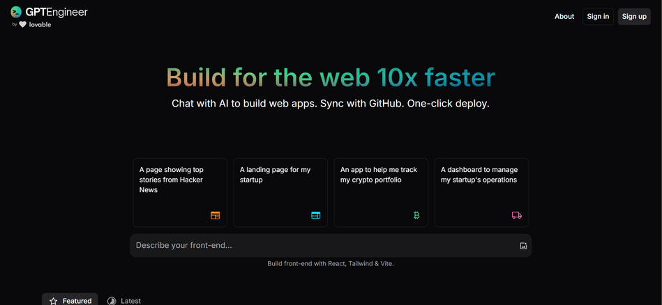 Gpt Engineer App Build And Deploy Web Apps With Ai B12