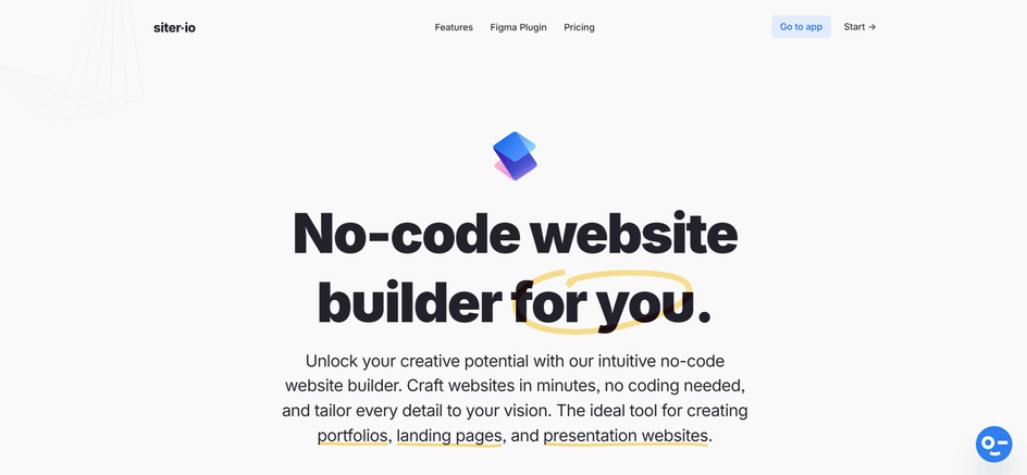 Siter - No-Code Website Builder | B12