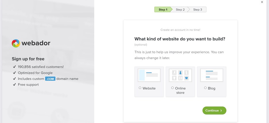 Webador - Creating Your Own Website | B12