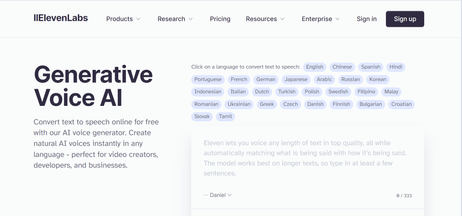 ElevenLabs - AI Voice Generator for Realistic AI Voices | B12