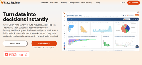Datasquirrel.ai - AI-Powered Data Intelligence Tool | B12