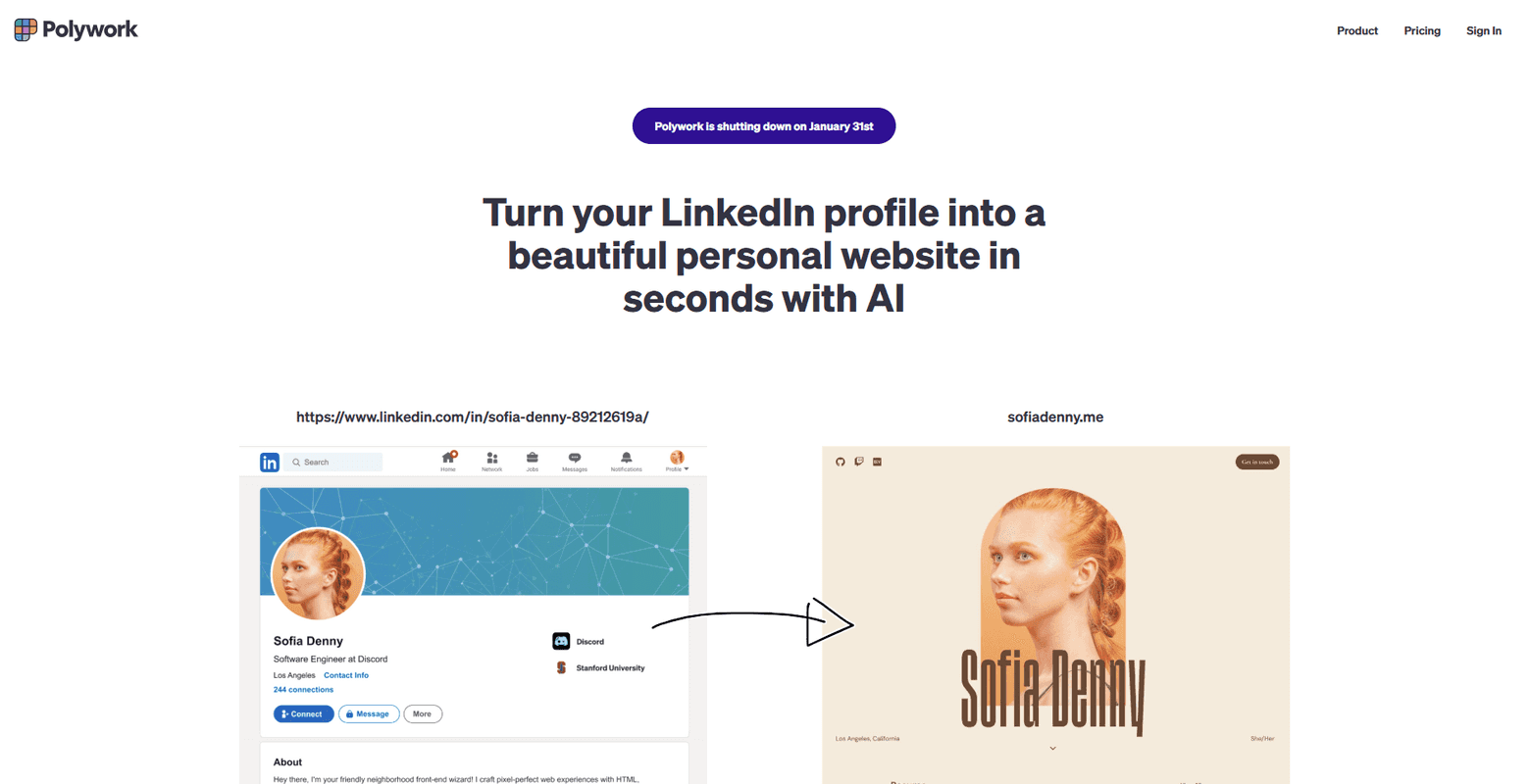 How to transfer your Polywork website | B12