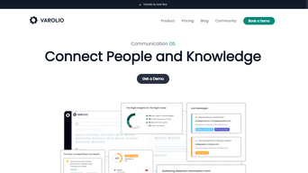 Varolio - AI Insights and Communication Intelligence for Your Teams | B12