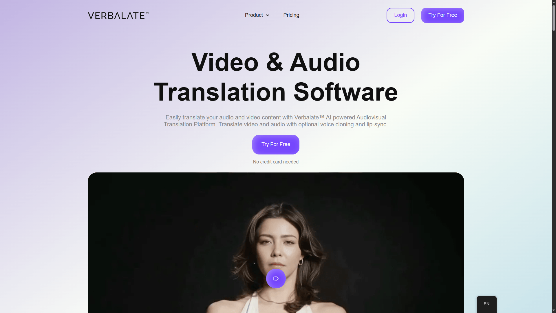 Verbalate – Multilingual Video & Audio Translation with Lip Sync | B12