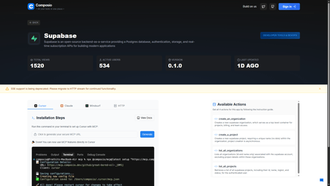 Supabase - Database Integration via MCP Server | B12