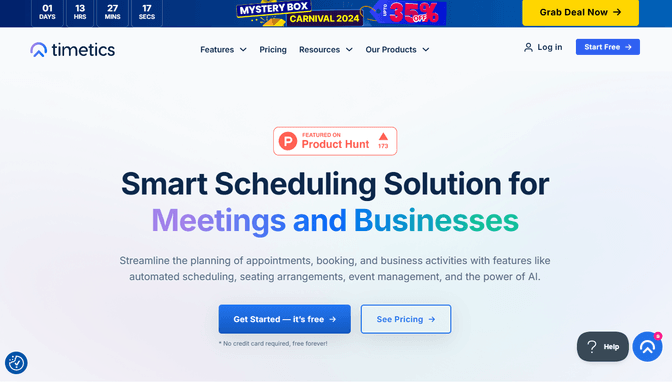 Timetics - AI Scheduling Made Simple | B12