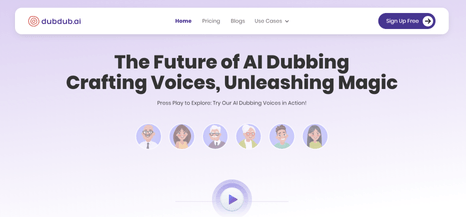 Dubdub - AI Voice Dubbing Made Easy | B12