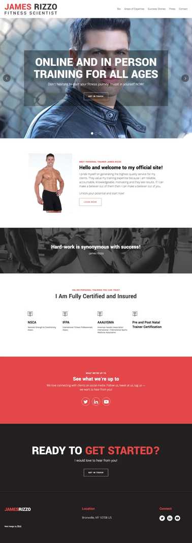 Personal Training by James Rizzo | B12