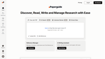 Paperguide - AI Research Assistant for Academics | B12