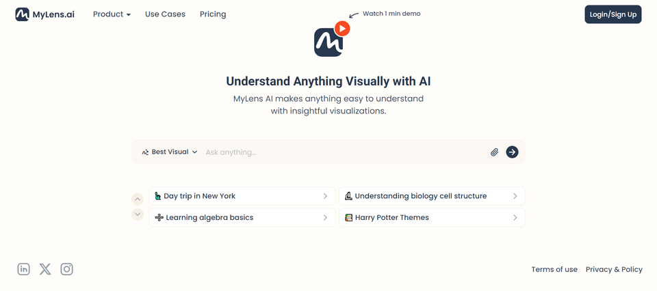 MyLens AI - Easily Create Visualizations | B12